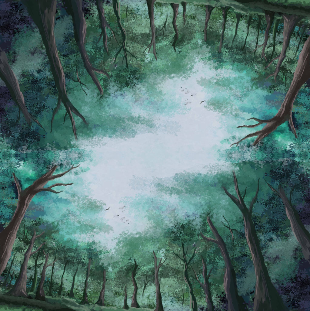 Forest 2 Player Cloth Playmat – Ophidian Accessories